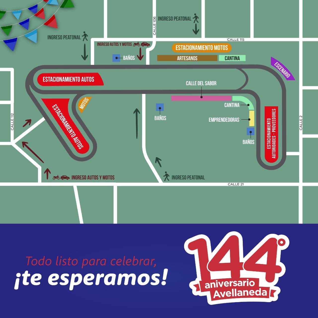 Todo listo para celebrar los 144 años de Avellaneda - Gobierno de ...